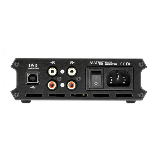 Matrix M-Stage HPA-3U⁺ Class A Headphone Amplifier USB DAC Decoder
