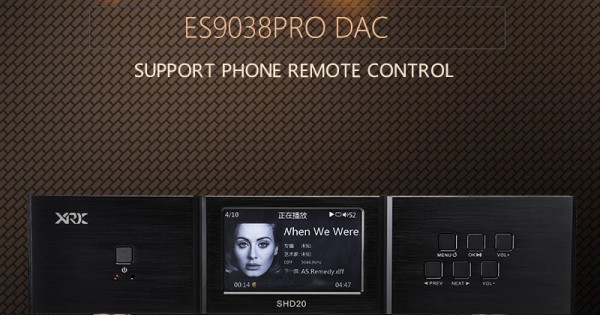 XRK(Shinrico) SHD20 HIFI digital audio player ES9038Pro DAC supports ...